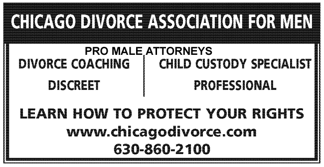 FreeShopper Ad Paper - Chicago Divorce Association for Men